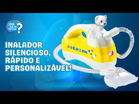 Inalador Pulmosonic Star Premium: Silencioso, Rápido e Personalizável! Inalação em 10 minutos