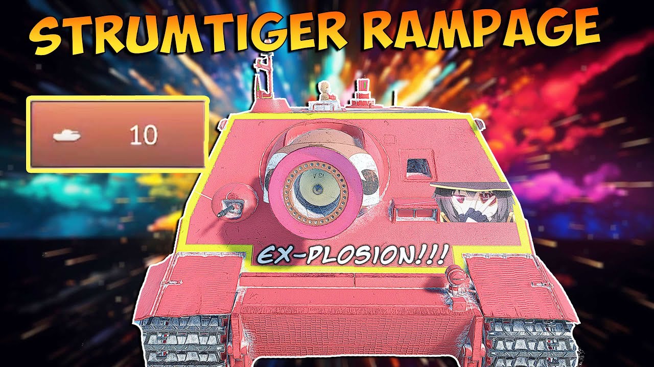 STRUMTIGER 380MM ROCKET Rampage Warthunder - YouTube