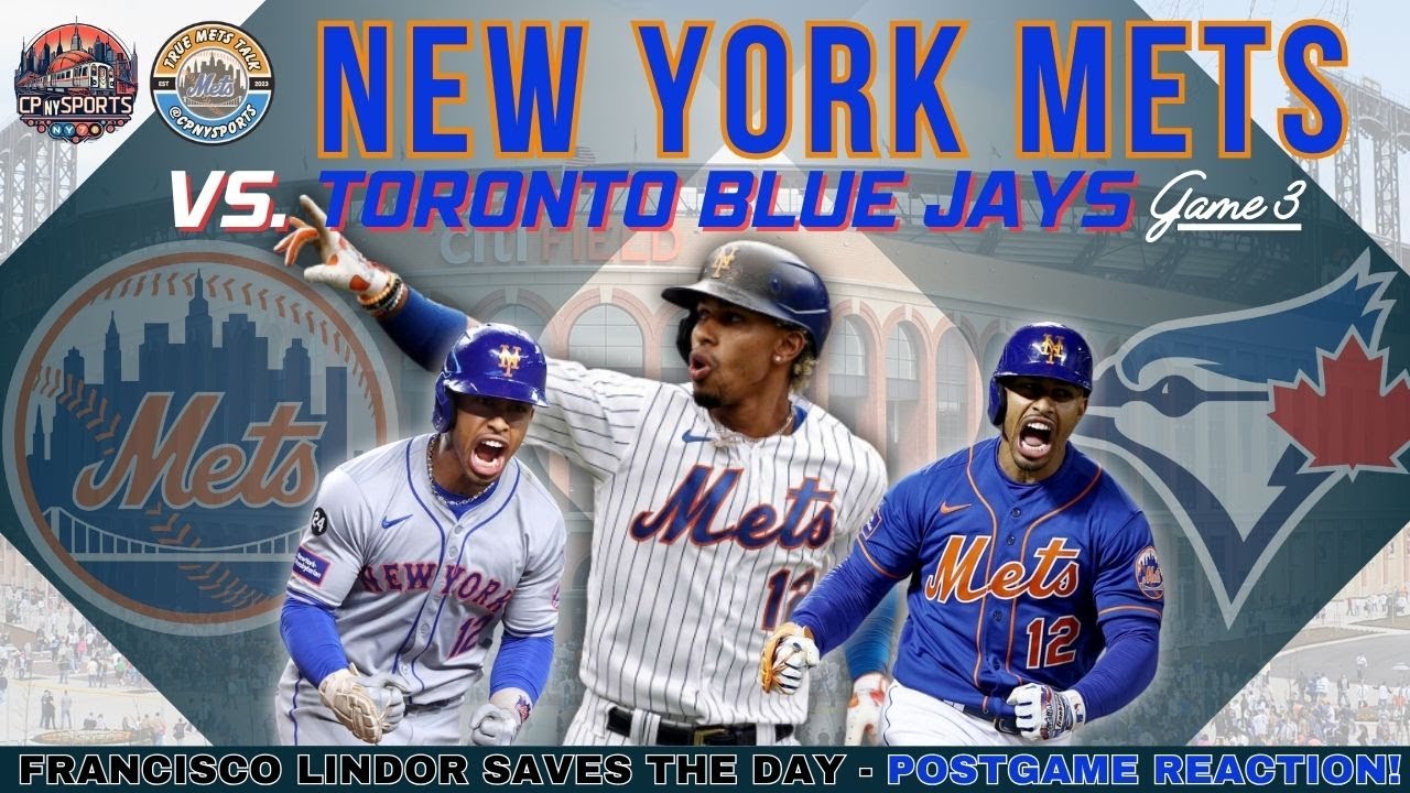 METS WIN SERIES, MVP LINDOR BREAKS UP NO-HITTER! | Mets vs. Blue Jays ...