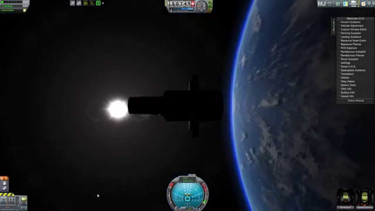 Обзор мода MechJeb для Kerbal Space Program 0.25 [KSP] - YouTube