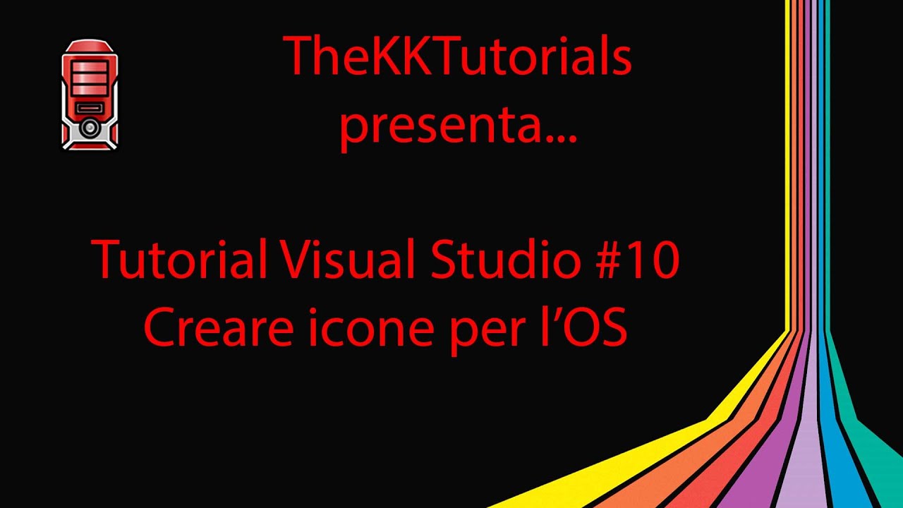 Tutorial Visual Studio #10 - Creare Icone per l'OS - YouTube