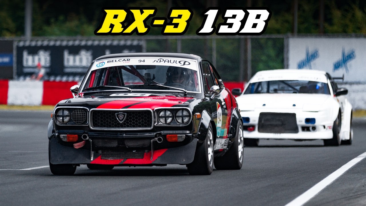MAZDA RX-3 13B | Racing at Zolder & Spa 2024 | BRAP BRAP BRAP - YouTube