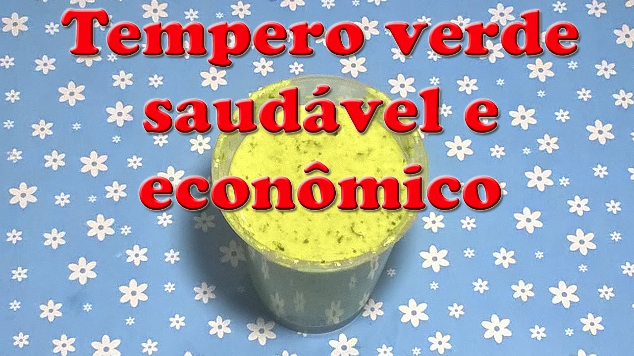 TEMPERO VERDE CASEIRO COM FOLHAS FRESCAS SAUDÁVEL E ECONÔMICO - YouTube