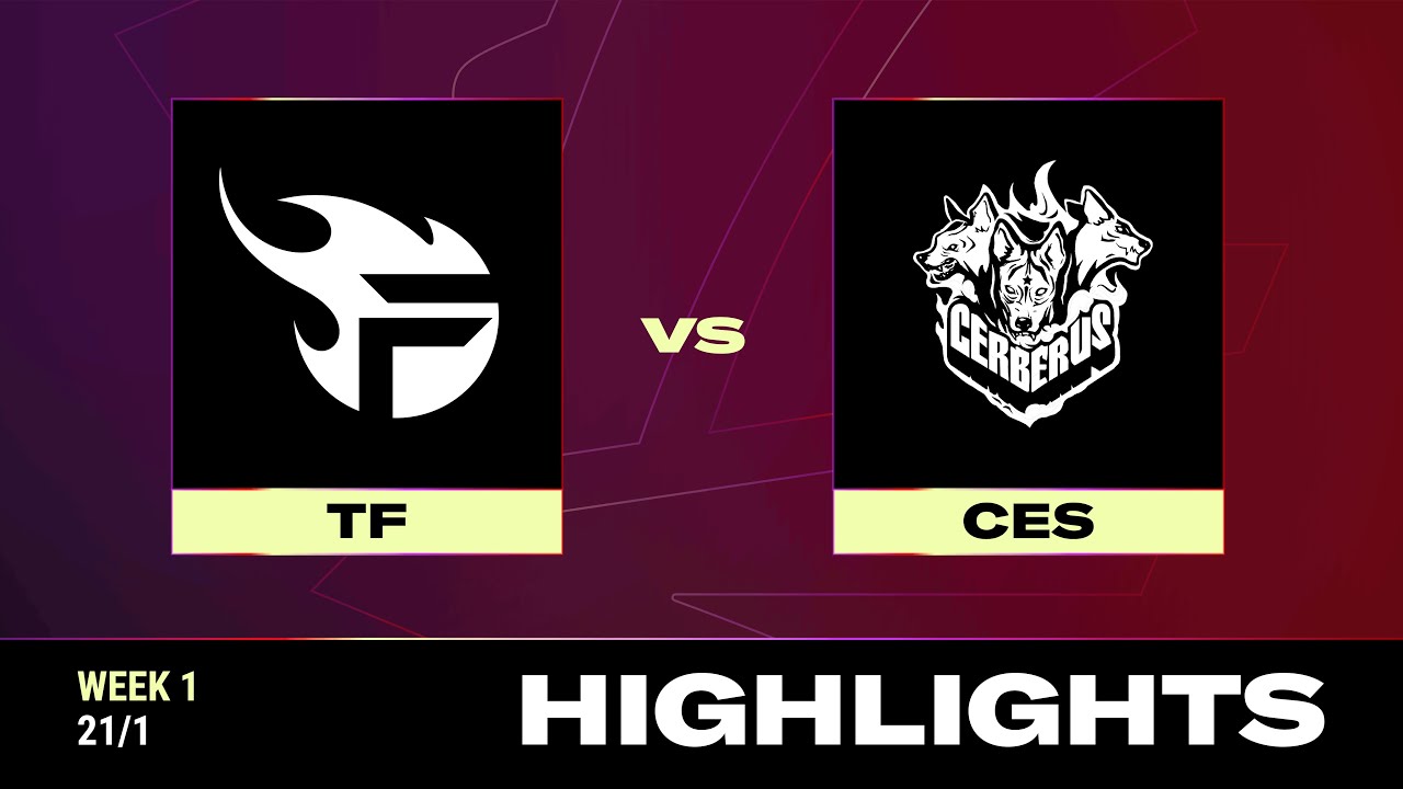 HIGHLIGHT | TF vs CES | VCS 2024 MÙA XUÂN - Tuần 1 | 21.01.2024 - YouTube