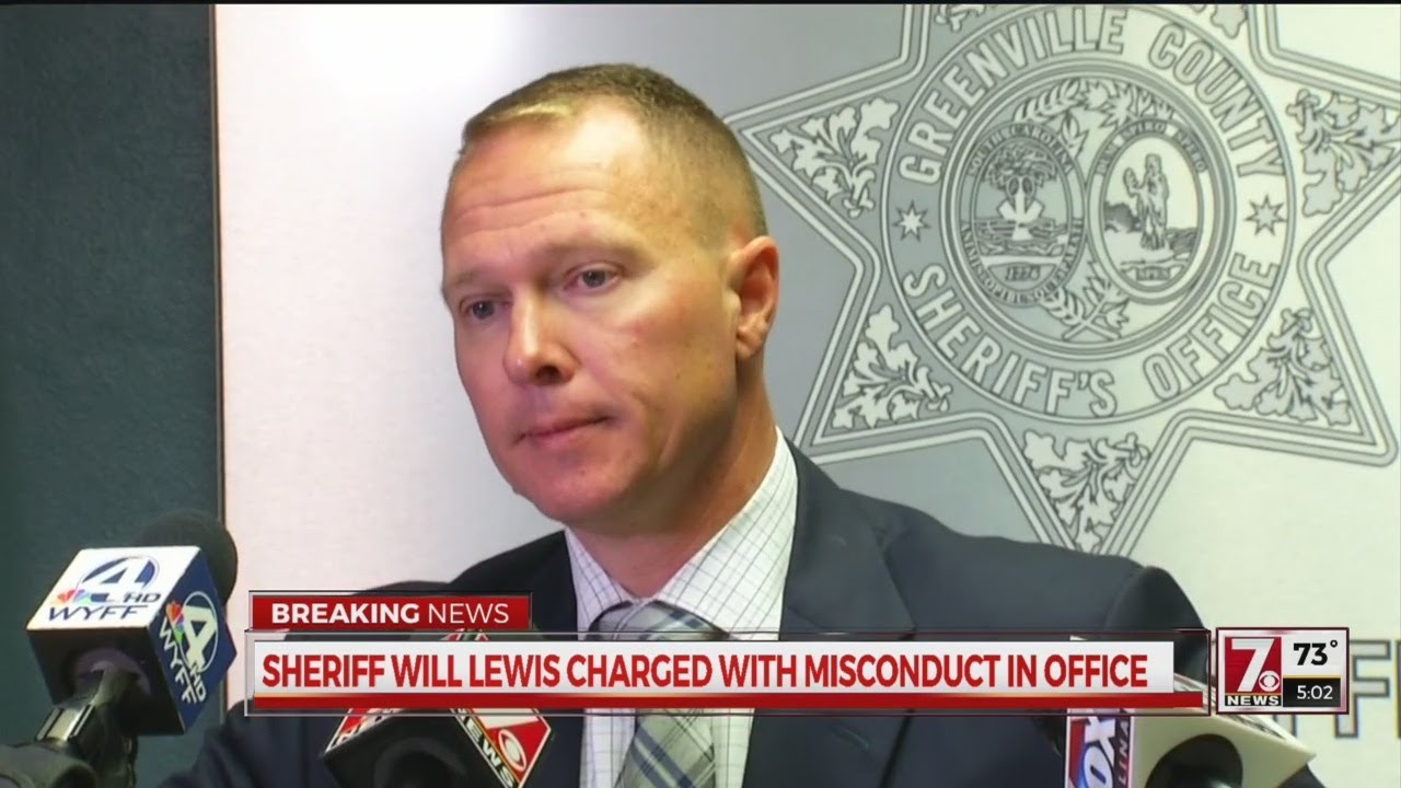 Greenville Co. Sheriff Will Lewis indicted on misconduct charges- Team ...