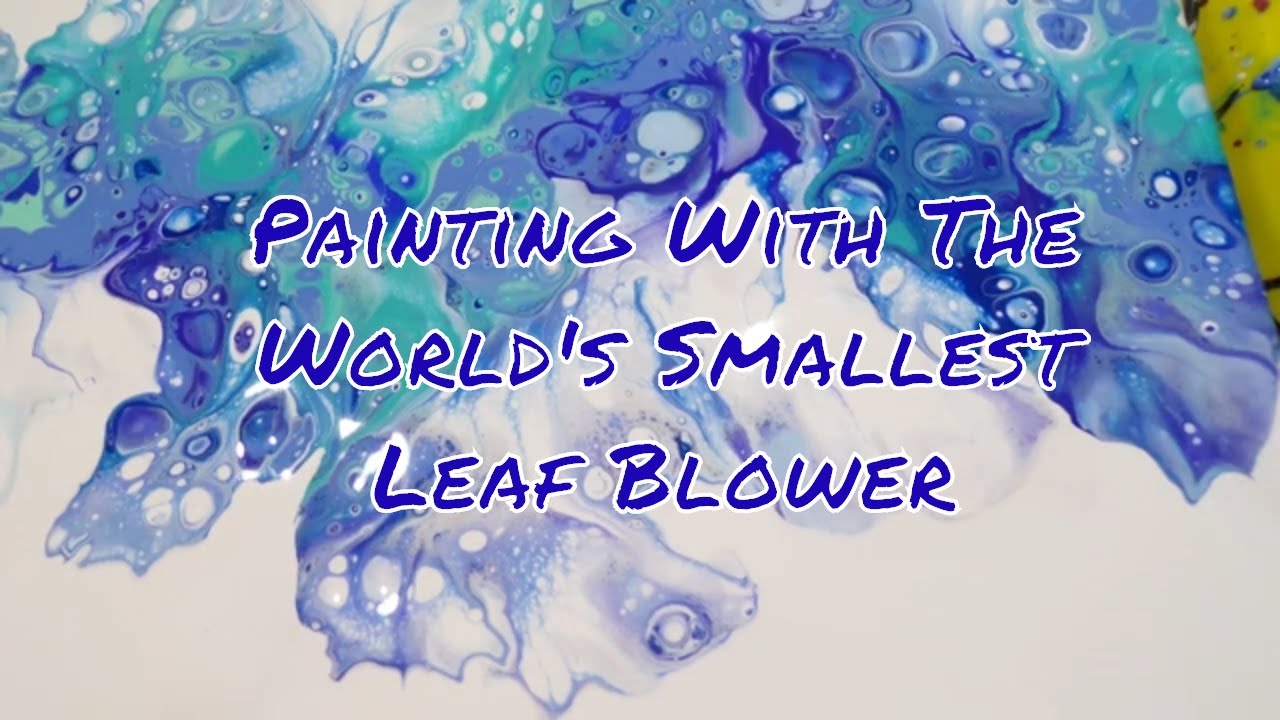 World's Smallest Leaf Blower Pour - YouTube