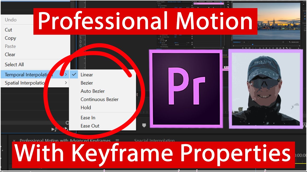 Professional Motion with Keyframe Properties - YouTube