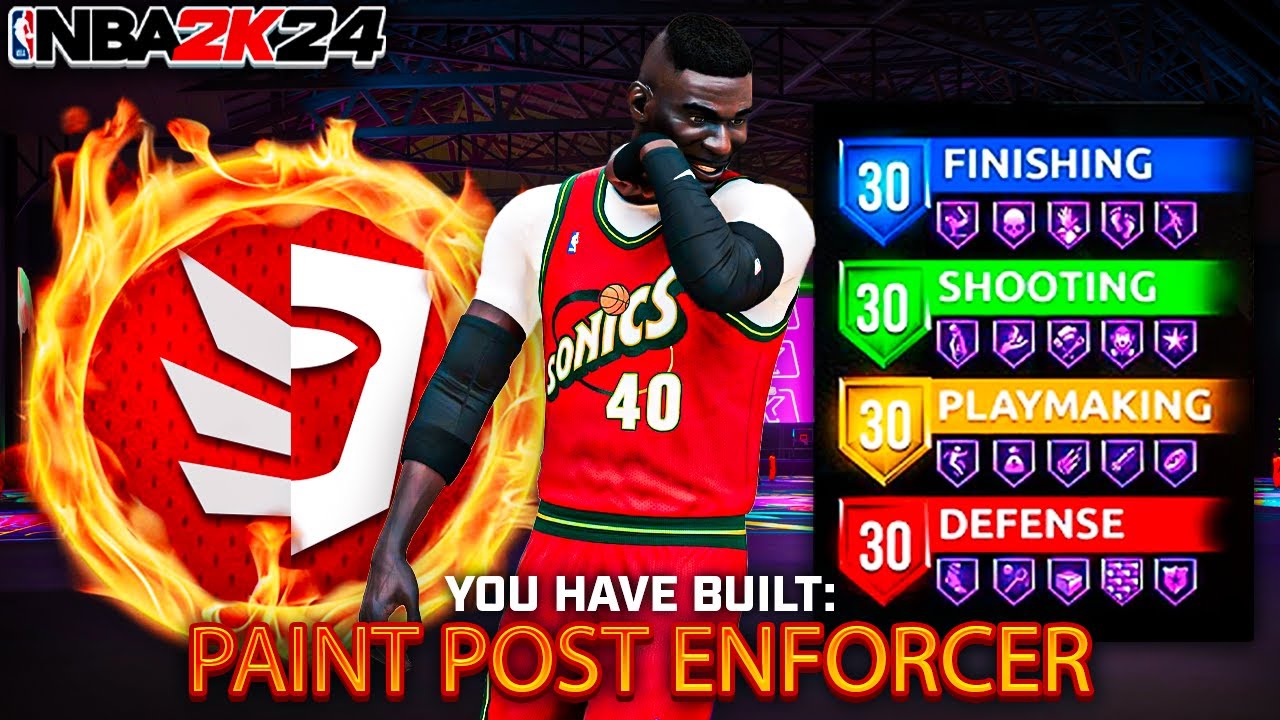 The MOST ELITE ‘PAINT POST ENFORCER' Build To Make For NBA 2K24… BEST ...