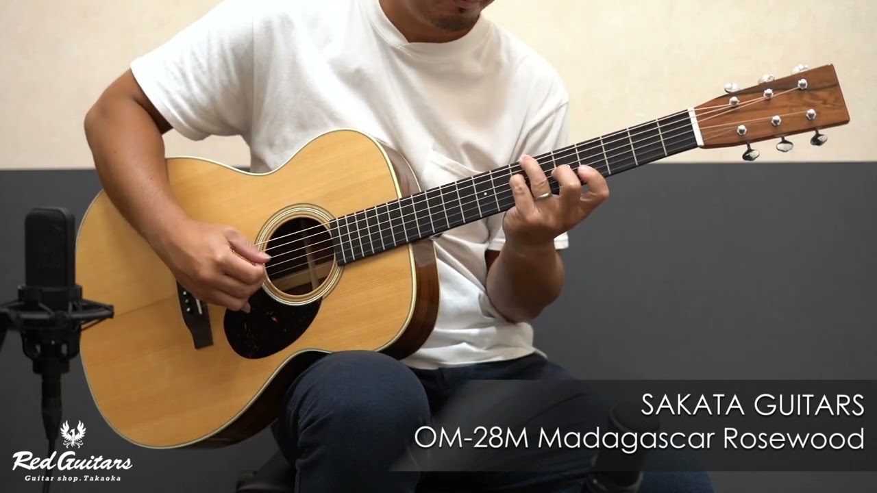 Red Guitars - SAKATA GUITARS / OM-28M Madagascar Rosewood - YouTube