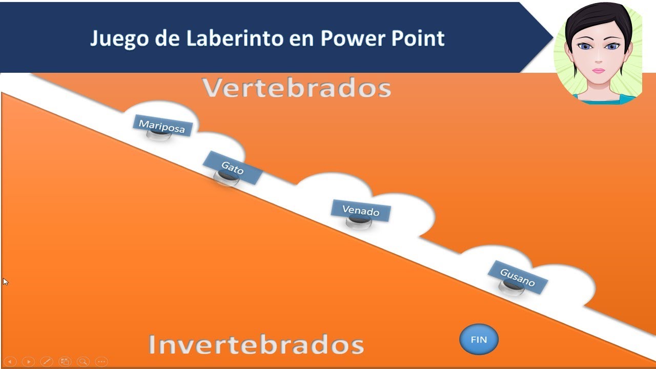 Juego de laberinto en Power Point - YouTube
