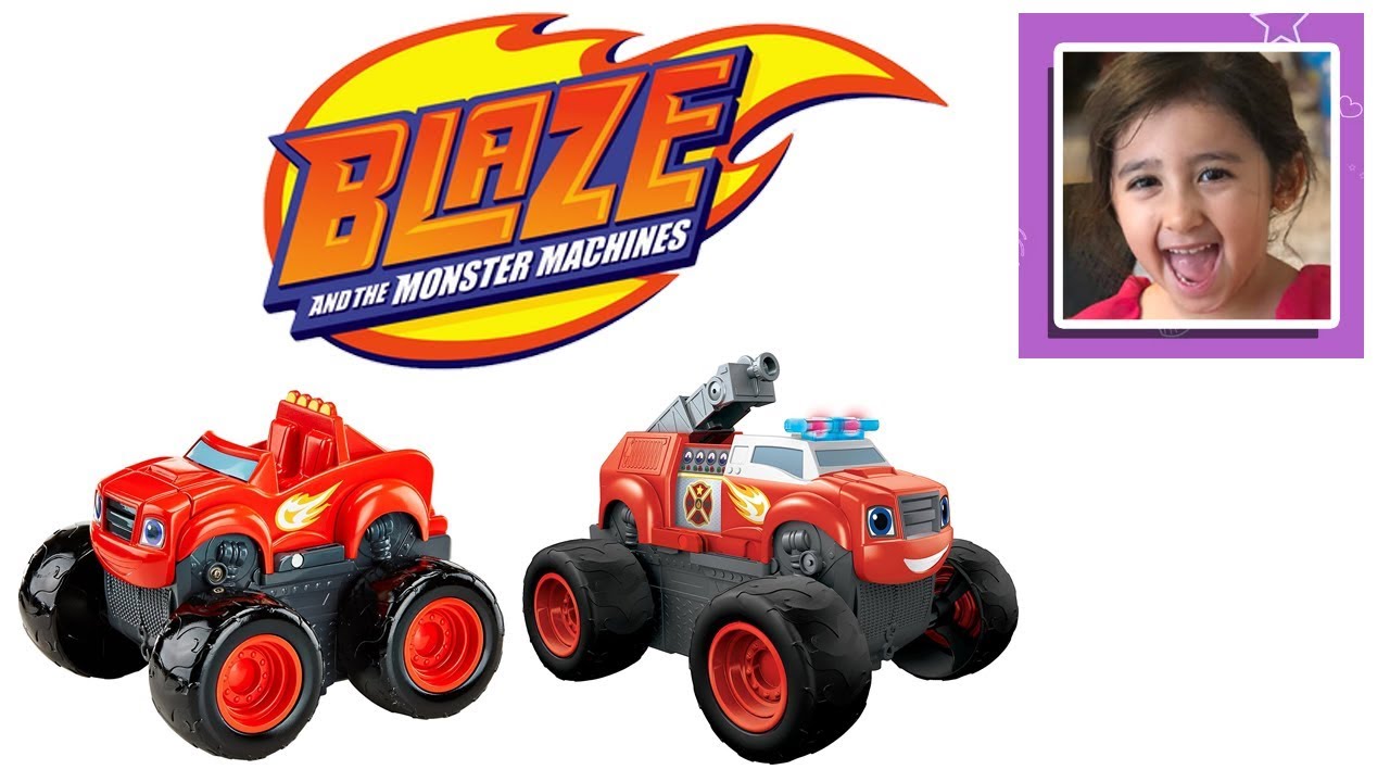 Blaze & The Monster Machines - Transforming Fire Truck Blaze Review [4K ...
