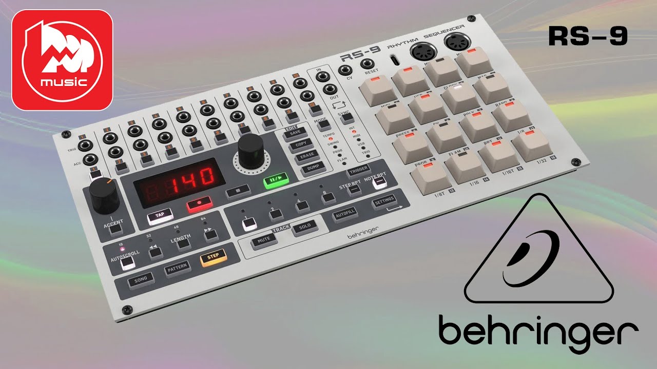 Ритм-секвенсор BEHRINGER RS-9 || Целых 10 каналов - YouTube