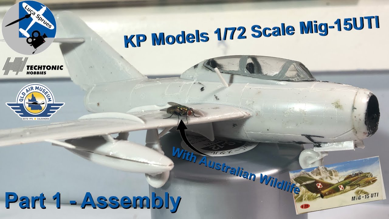 KP Models 1/72 Scale Mig-15 UTI Kit Part 1/3 - Assembly - Building a ...