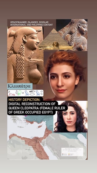 Cleopatra facial reconstruction #history #reconstruction #egypt #greece ...