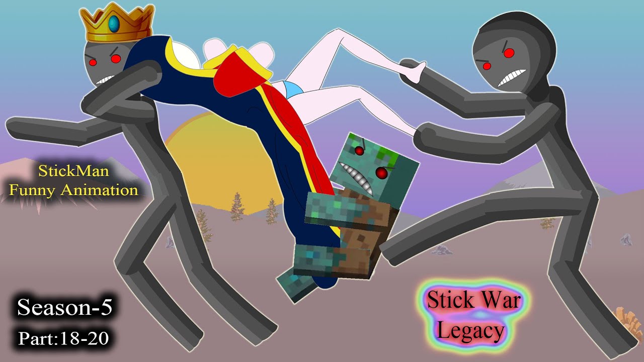 StickMan Funny Animation - Season 5 - Part 18-20 - StickWar Legacy ...