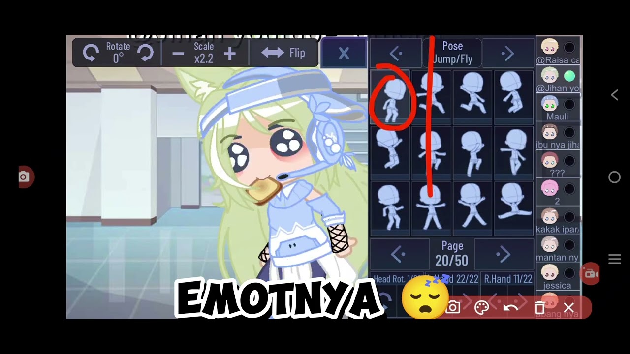 tutorial cara dance di gacha club episode 3 - YouTube