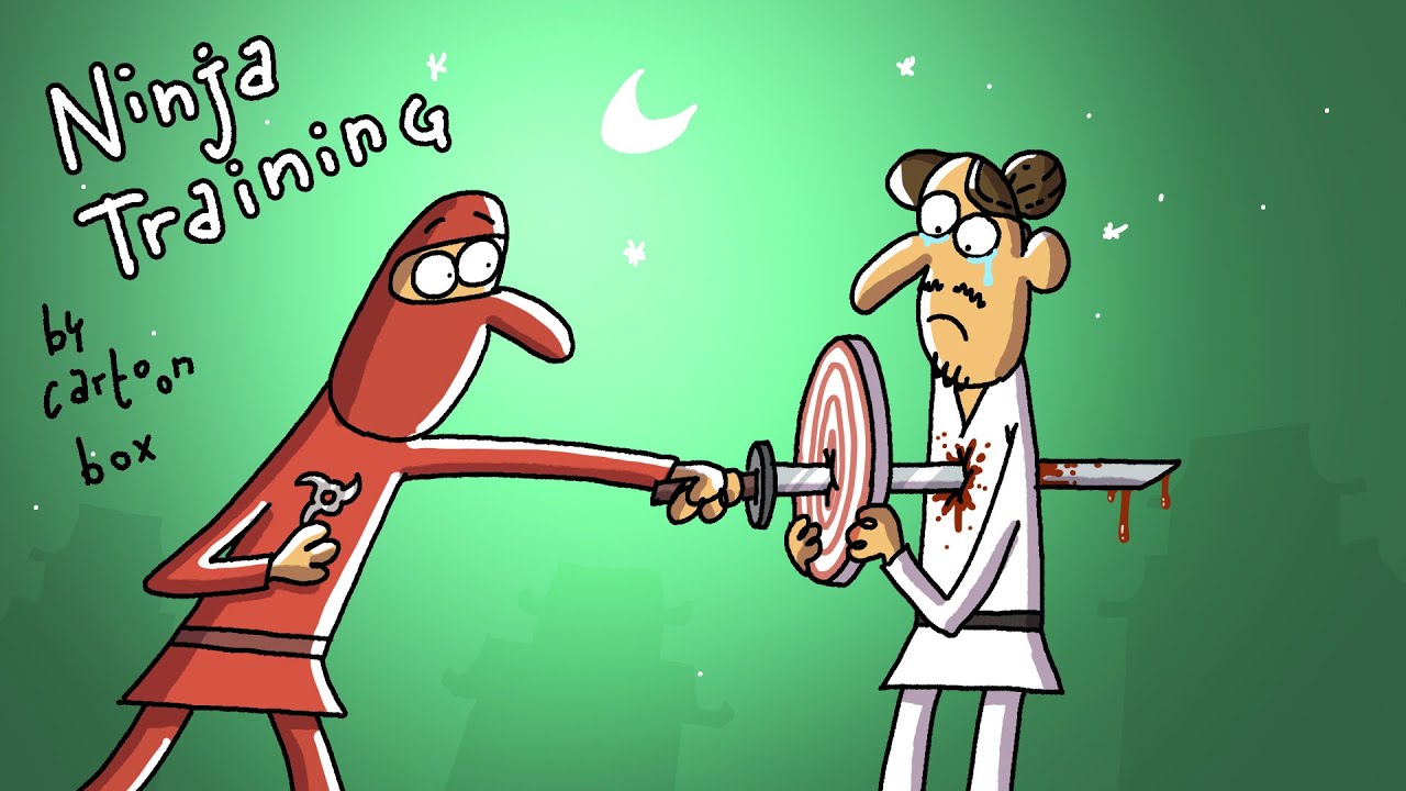 Ninja Training Goes Very Bad | Animated Memes | Hilarious Animated ...