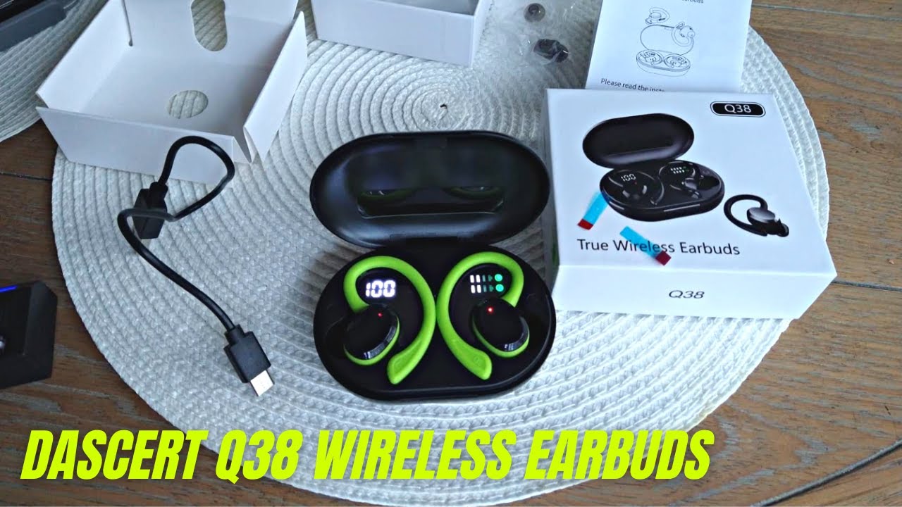 Dascert Q38 Noise Cancelling Wireless Earbuds Review | Sport Bluetooth ...