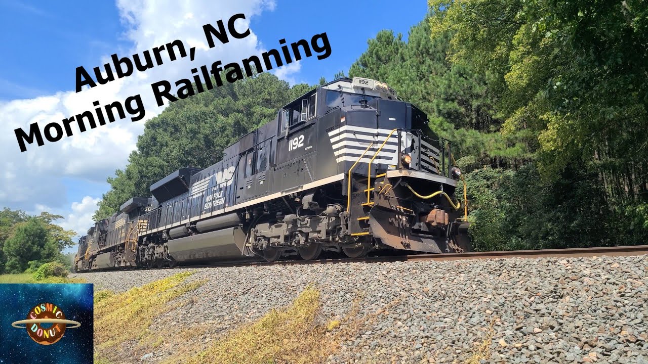 NS NC-Line: Fast Manifest and Union Pacific! (Auburn, NC 9/3/22) - YouTube