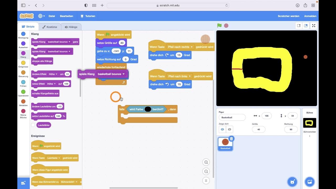 Programmieren lernen mit Scratch - Teil 3 - YouTube