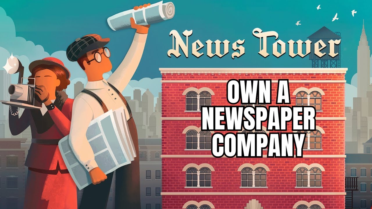 (BECOME A MEDIA MOGUL) News Tower Gameplay (First Impressions) - YouTube
