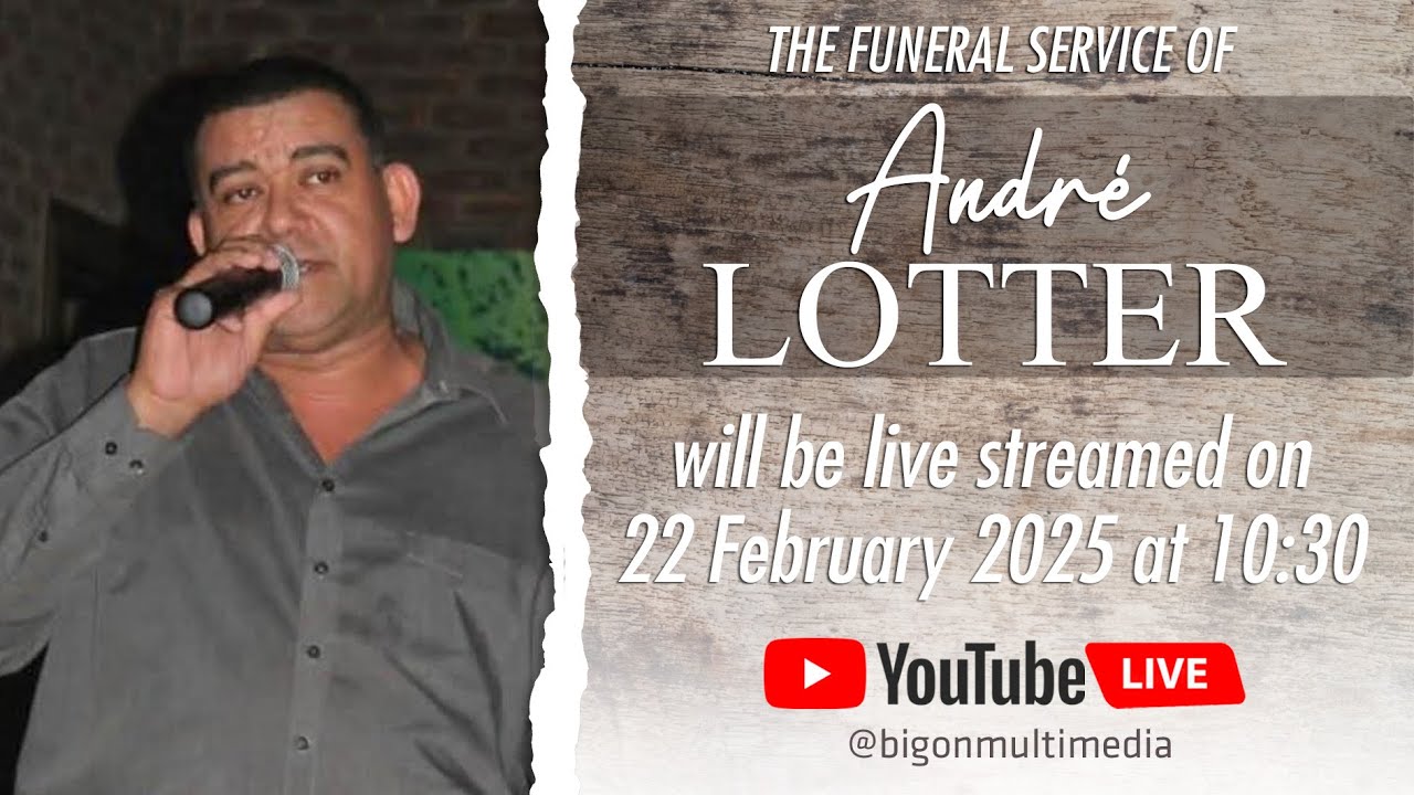 The Funeral Service of André Lotter - YouTube