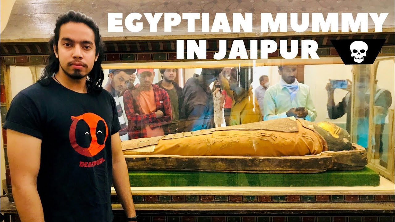 Egypt Mummy in Albert hall museum jaipur - YouTube