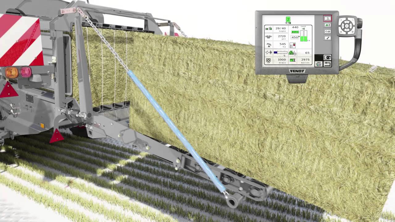Fendt Baler Accessories Animation - YouTube
