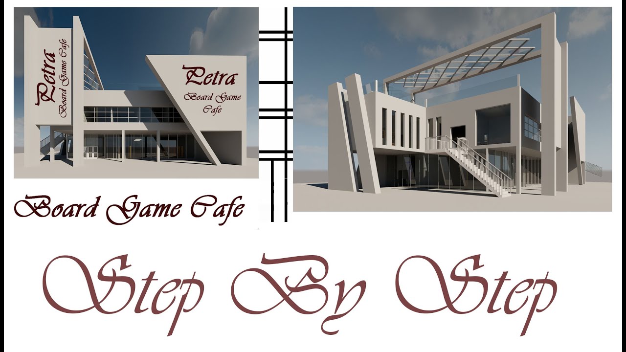 Board Game Cafe - Step By Step From Scratch #Revit Tutorial - internal ...