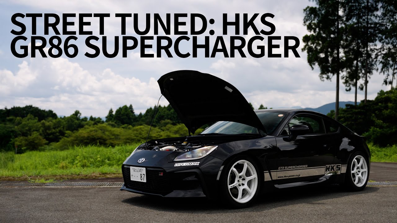 HKS Street Tune Supercharged GR86 | A test drive in Fuji, Japan [4K ...