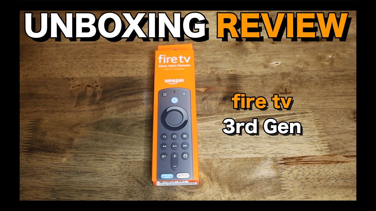 Amazon fire tv stick remote (3rd generation) | Unboxing Review - YouTube