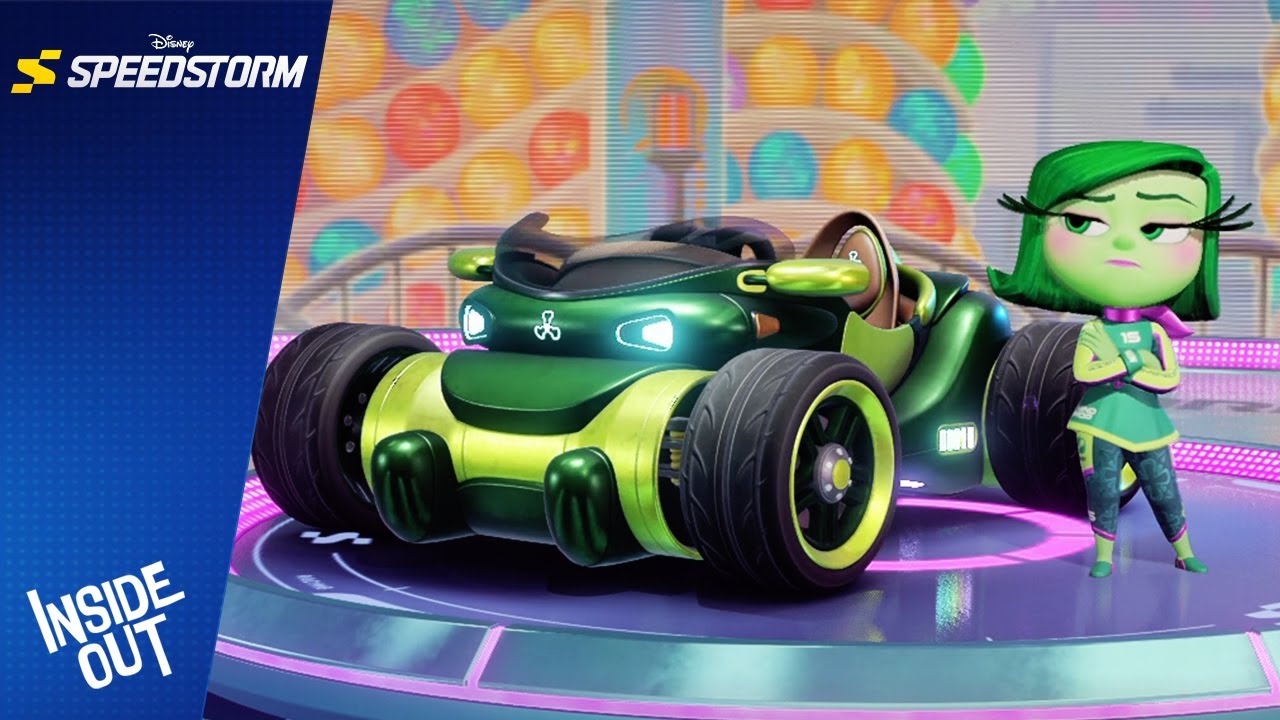 Disney Speedstorm - Disgust (Inside Out) - Tunnel Chase - YouTube