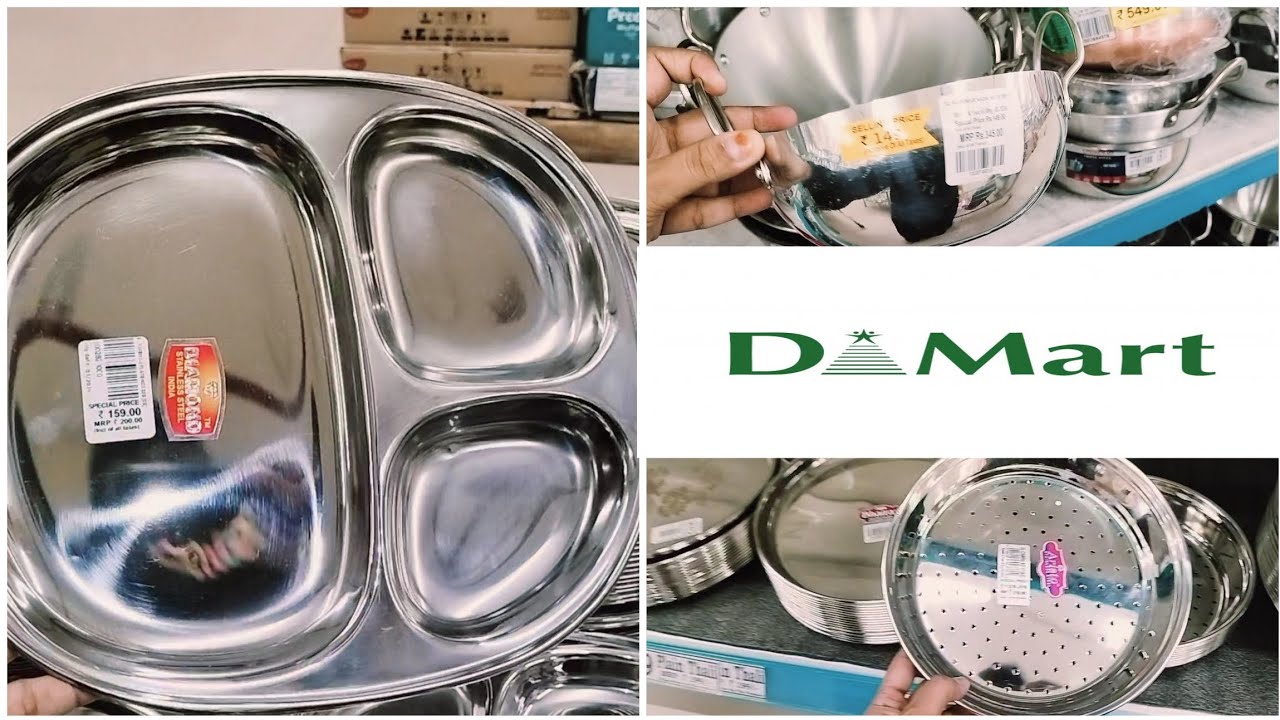 dmart stainless steel collection|dmart offers today|dmart - YouTube