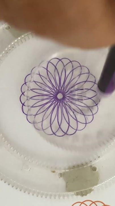How To Create A Colorful Spirograph Art - DIY Tutorial 11 - YouTube