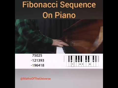 Fibonacci Sequence on Piano created by aMusicScout - YouTube