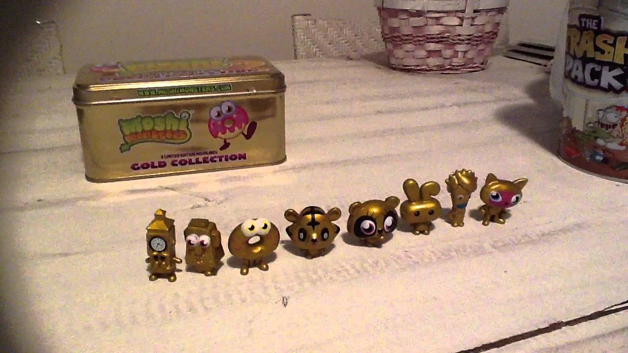 MOshi Monsters gold, rare and ultra rare collection! - YouTube