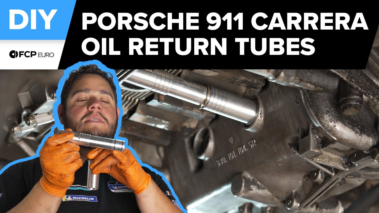 Vintage Air-Cooled Porsche 911 Oil Return Tube Replacement DIY (1965 ...