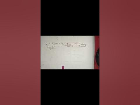 Bi-Implication / Bi-Conditional - Propositional logic - Discrete Mathematics #shorts - YouTube