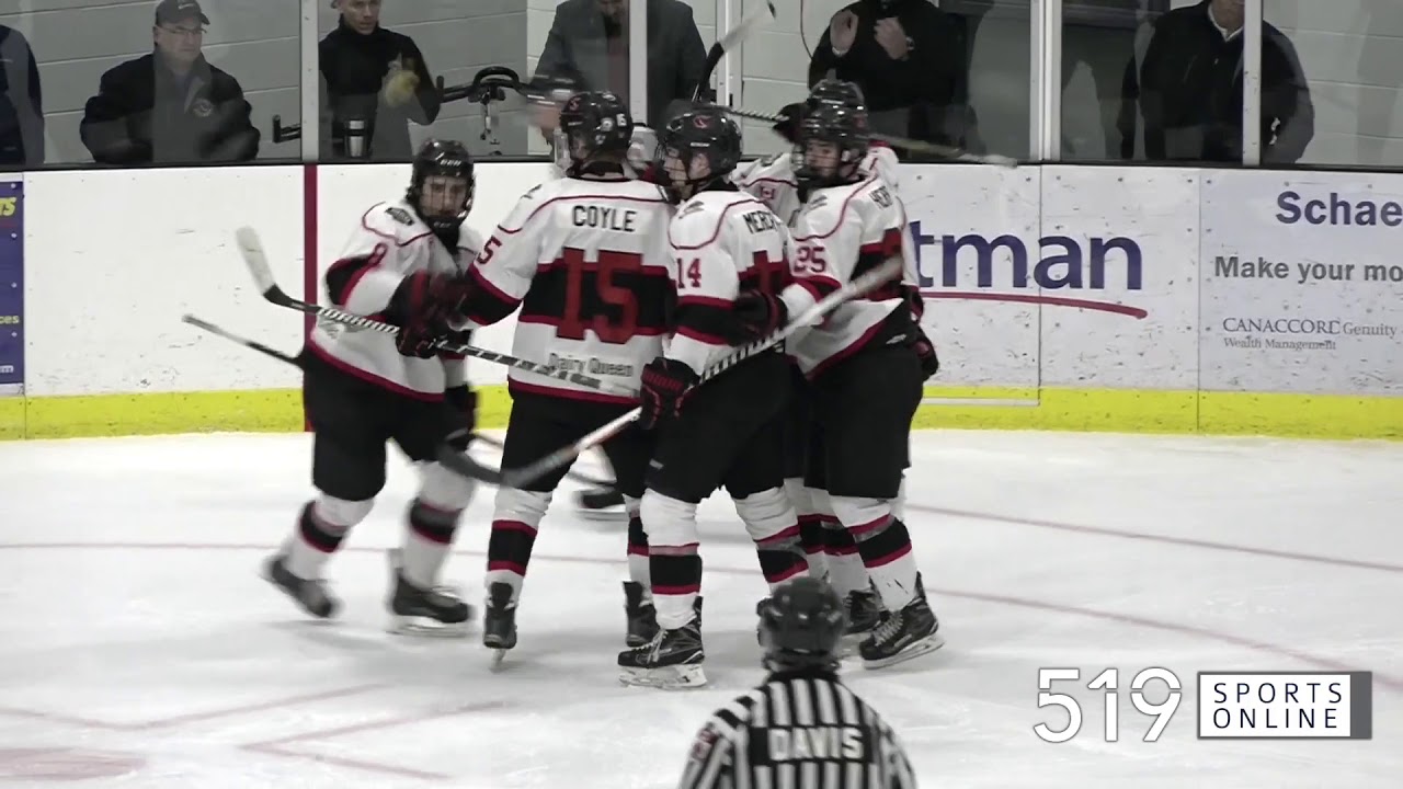 GOJHL - London Nationals vs Listowel Cyclones - Game 2 - YouTube