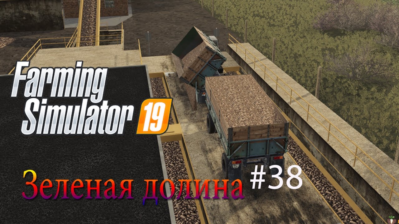 Farming simulator 19 - Зеленая долина # 38 Девушка и fs19 girl play ...