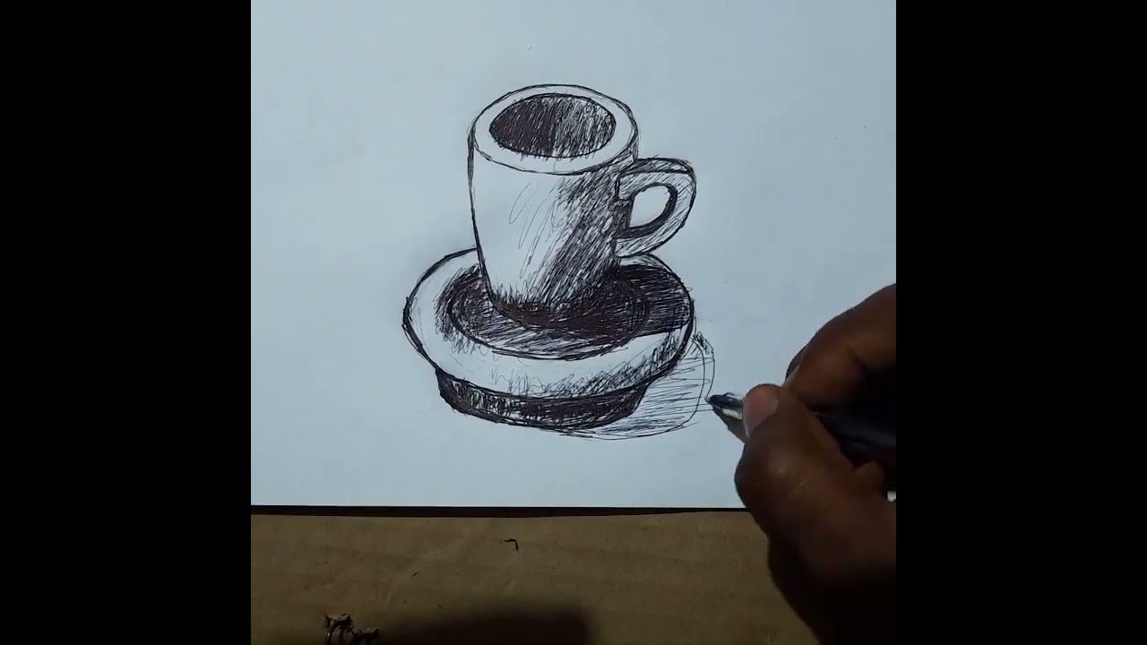 Comment Dessiner Une Tasse De Café Youtube