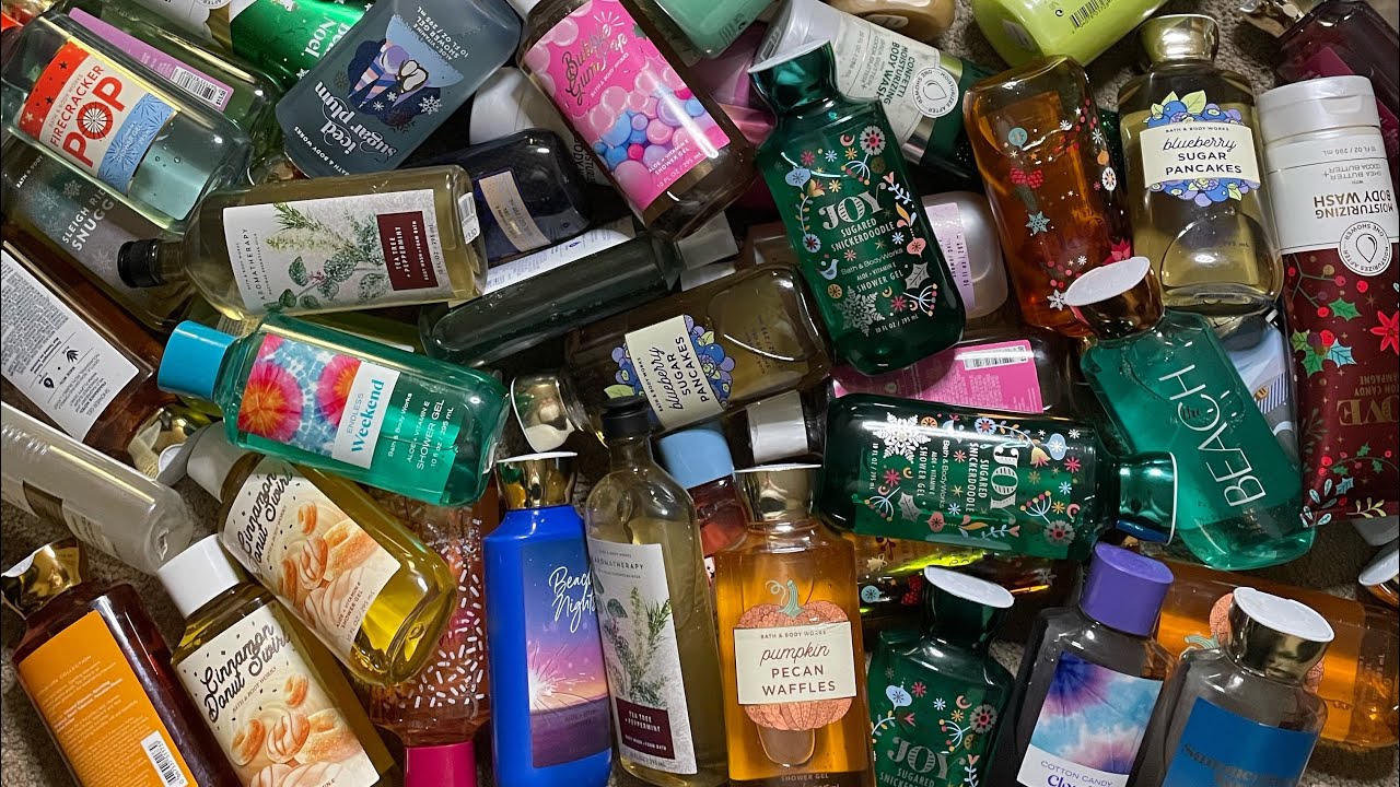 Bath and Body Works Collection- Body Wash part 2 - YouTube