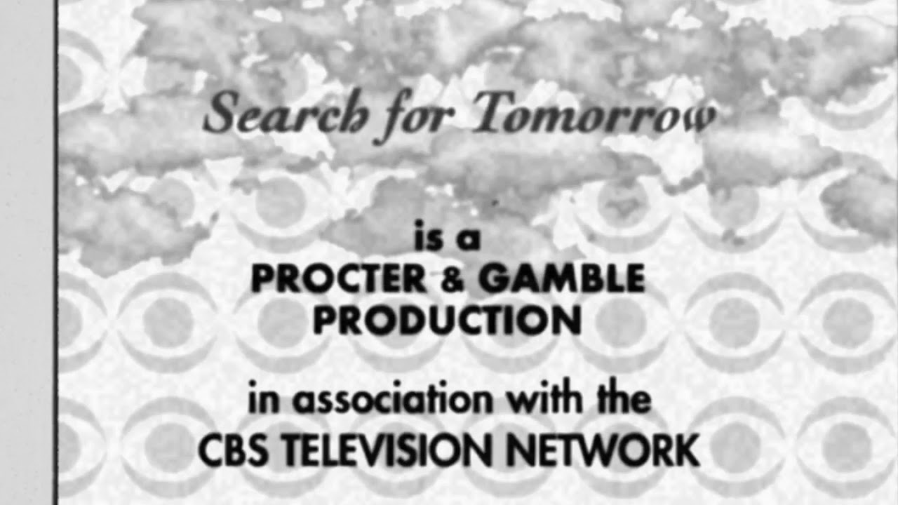 Search for Tomorrow (1960) - Re-Imagined Closing Slide (with CBS Pre ...