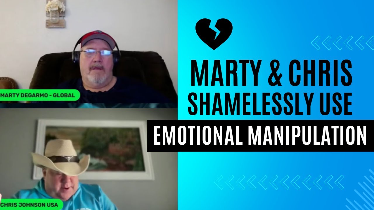 ONPASSIVE SCAM'S MARTY DEGARMO AND CHRIS JOHNSON DISPLAY EMOTIONAL ...
