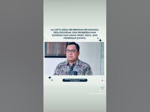 UU Cipta Kerja Beri Kemudahan, Perlindungan dan Pemberdayaan Koperasi dan UMKM! #UUCiptaKerja ...