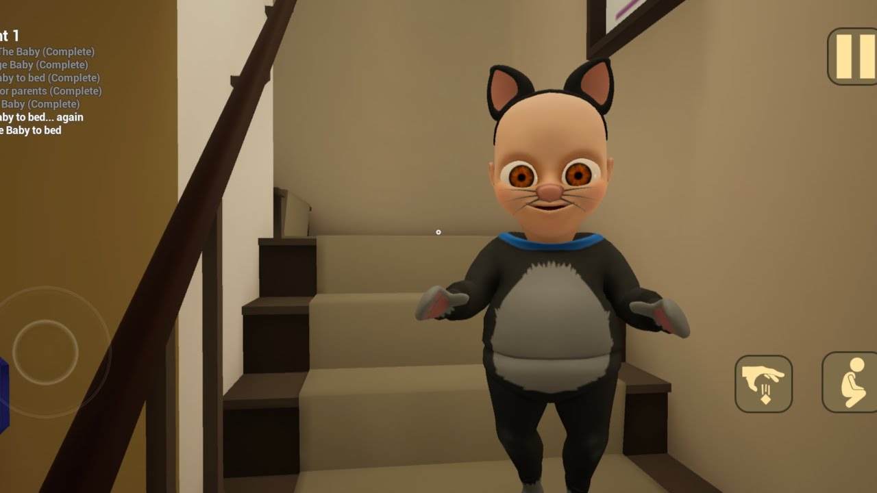 How to Beat The baby in yellow on mobile and pc - YouTube