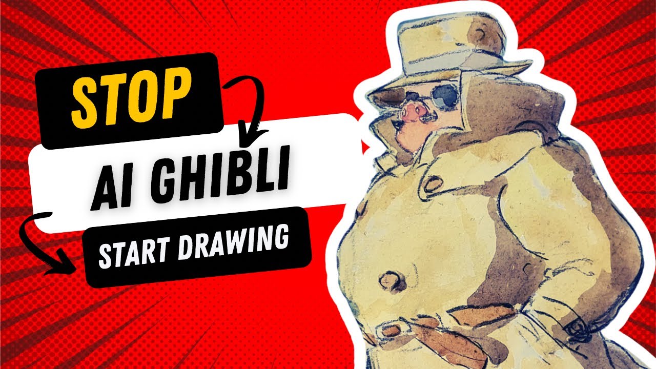 STOP AI GHIBLI, START DRAWING! - YouTube