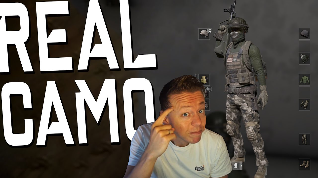 I BUILT A REAL CAMO OUTFIT IN PUBG - Will it work? - YouTube