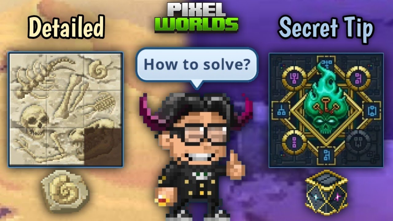 How to solve fossils and cryptic mechanical boxes (Detailed) | Pixel ...