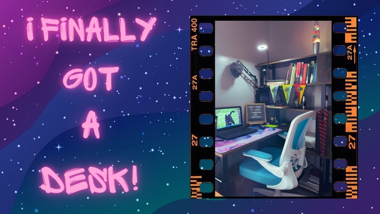 I FINALLY Got a Desk!! (Spoiler: I'm so excited) - YouTube
